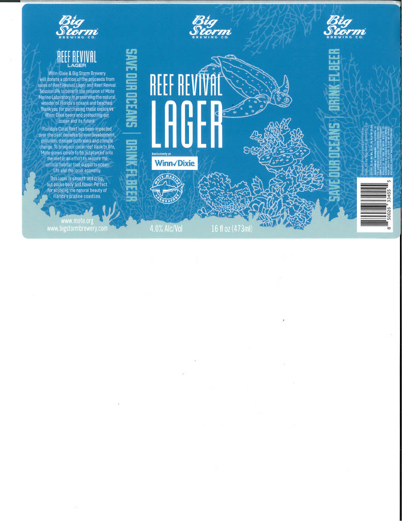 Reef Revival Lager from United States - Winner of Silver medal at the ...
